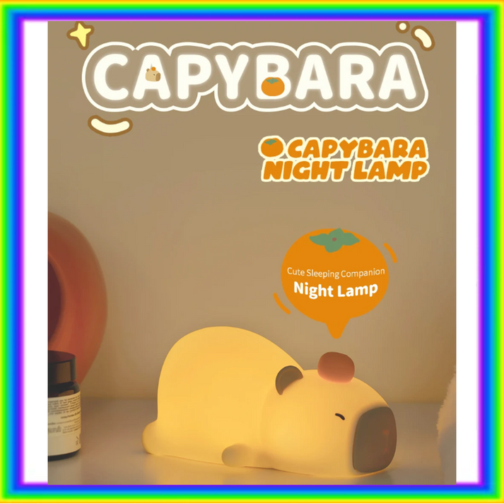 LED Night Light Capybara Silicone Lamp – SJJ PLUSH